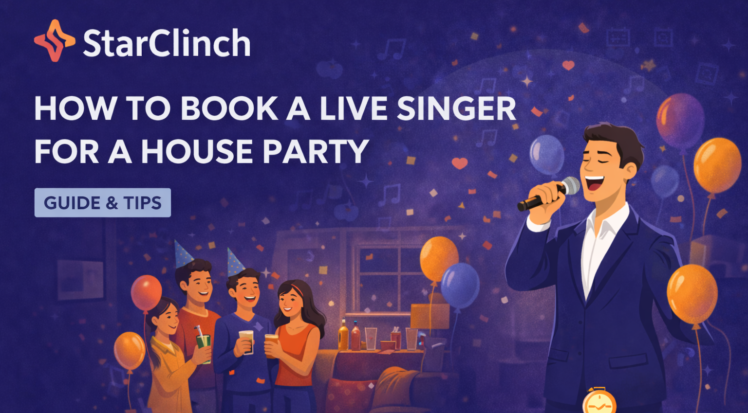 Comment réserver un chanteur pour une soirée à domicile et la rendre ...