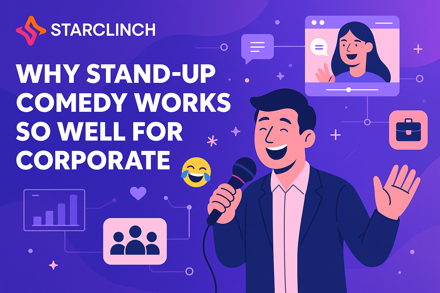 Why Stand-Up Comedy Works So Well for Corporate Events