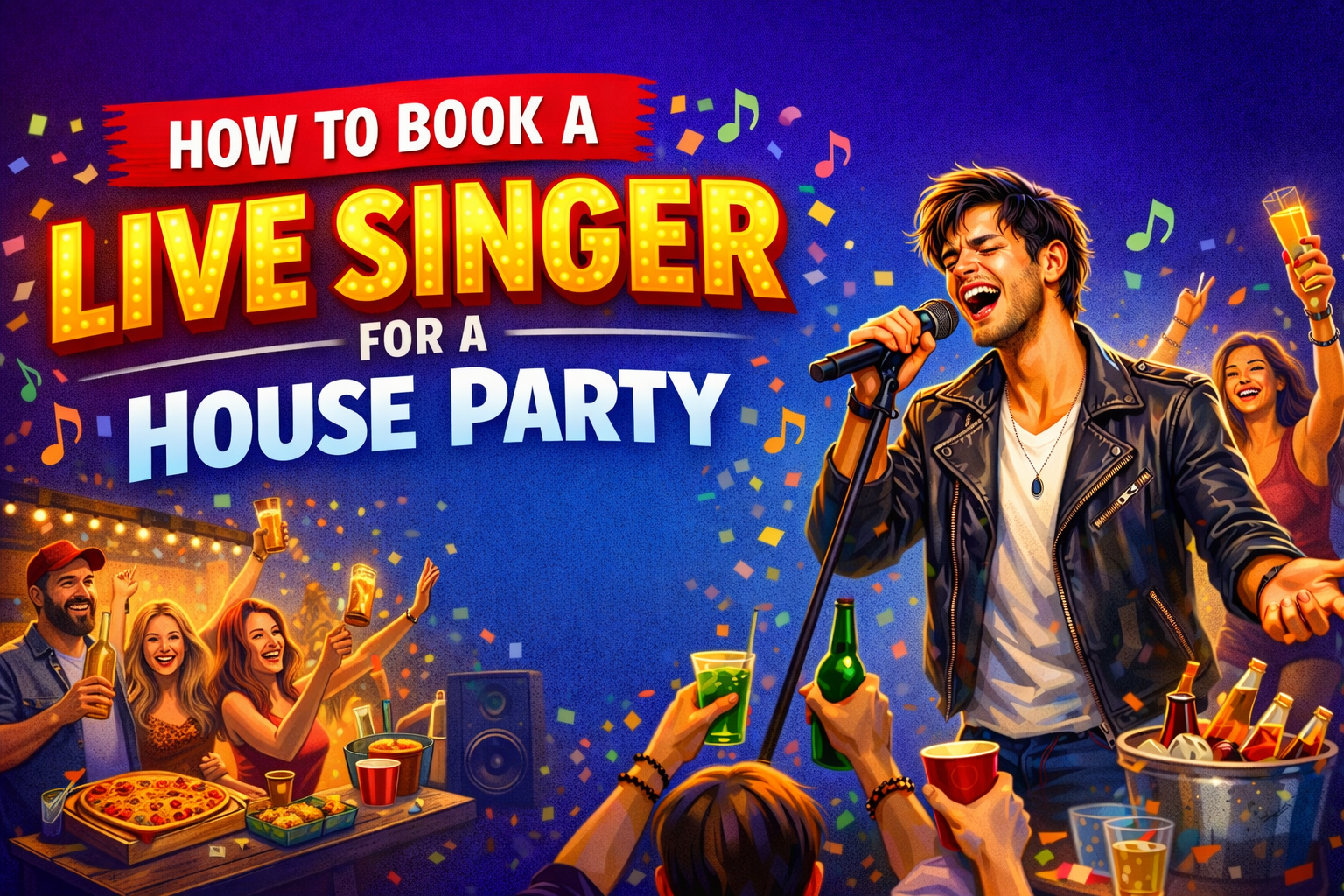 How to Book a Live Singer for a House Party and Make it Unforgettable