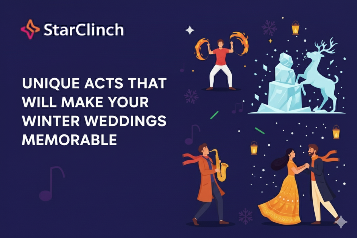 Unique Acts That Will Make Your Winter Weddings Memorable