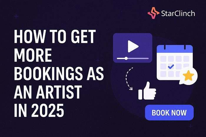 How to get more bookings as an artist in 2025